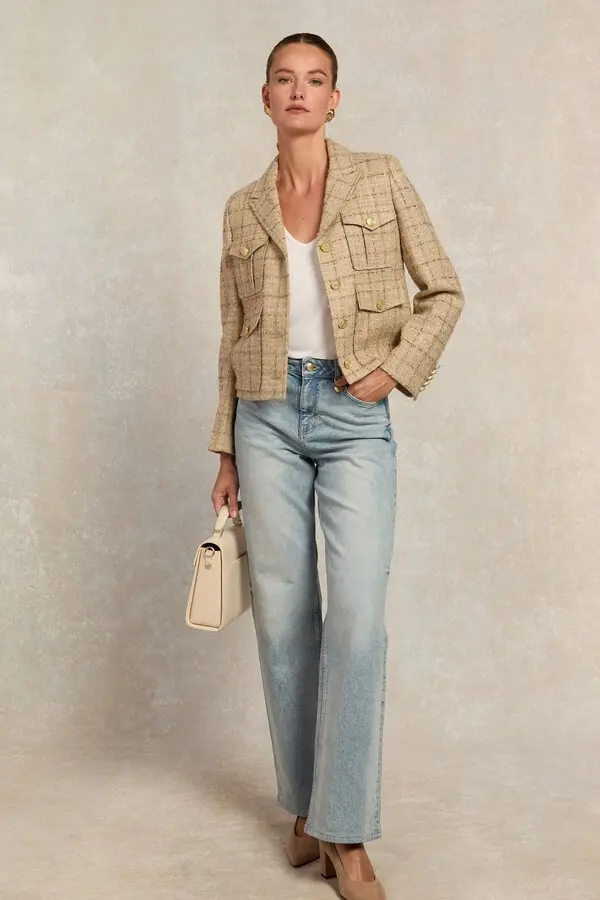 Holland Cooper Richmond Jacket Sparkle Tweed 's