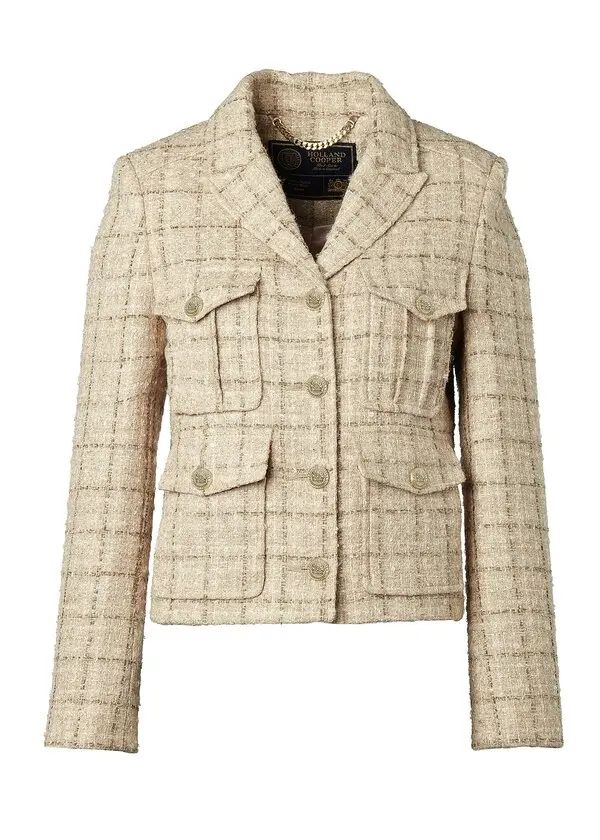 Holland Cooper Richmond Jacket Sparkle Tweed 's