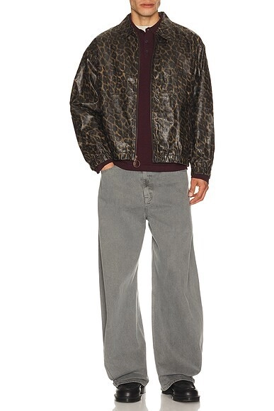PLEASURES Waxed Jacket - Leopard