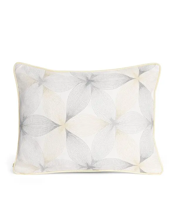 CELSO DE LEMOS Egyptian Cotton-blend Stars Boudoir Pillowcase