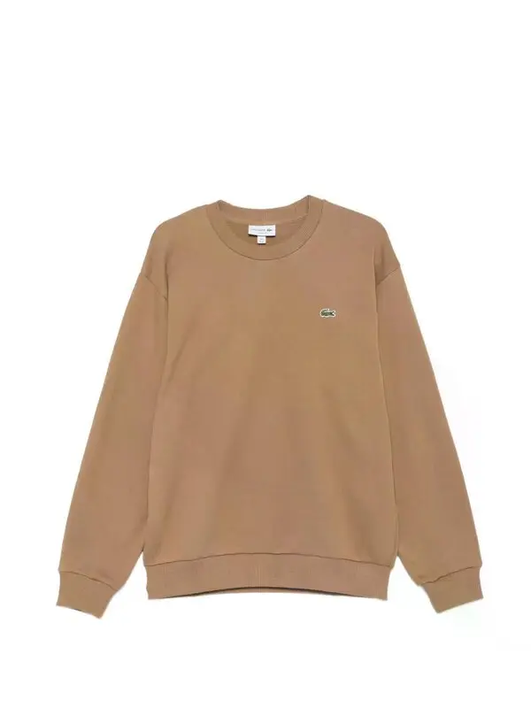 Lacoste Logo-patch Sweatshirt - Neutrals