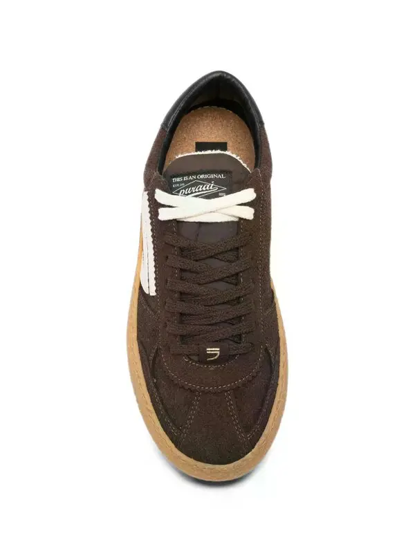 PURAAI Logo-patch Suede Sneakers
