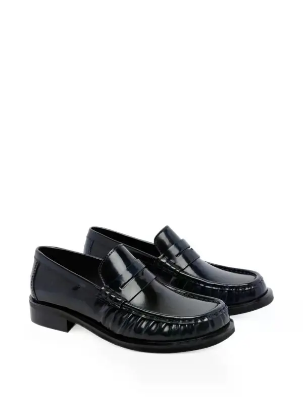 POEVE Leona Polished Leather Loafers