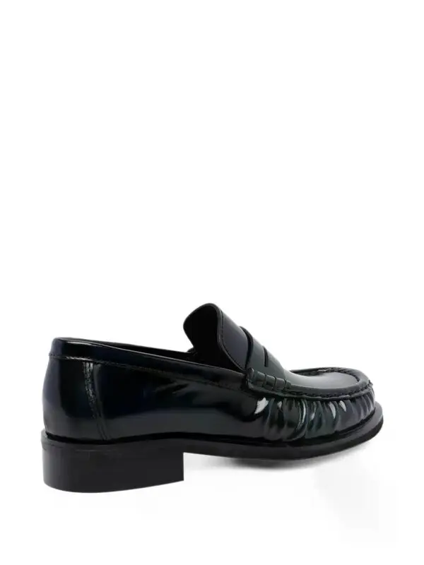 POEVE Leona Polished Leather Loafers