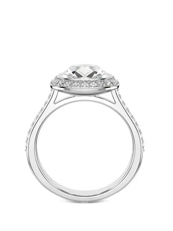 SWAROVSKI Una Angelic Cushion-cut Crystal-embellished Ring