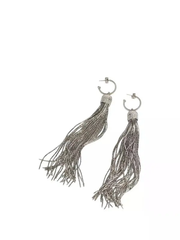 Balmain Brass Tassel Earrings