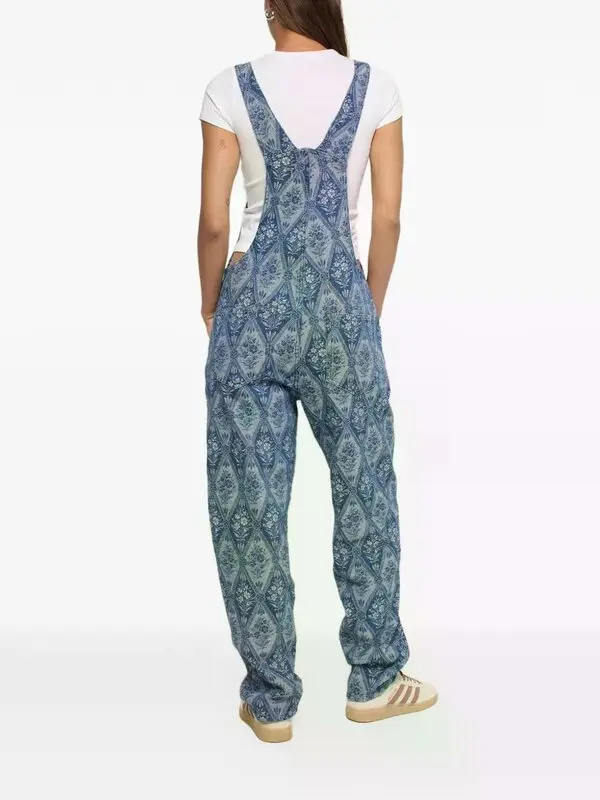 FAVORITE PEOPLE X Salsa Jeans Jacquard-print Jumpsuit