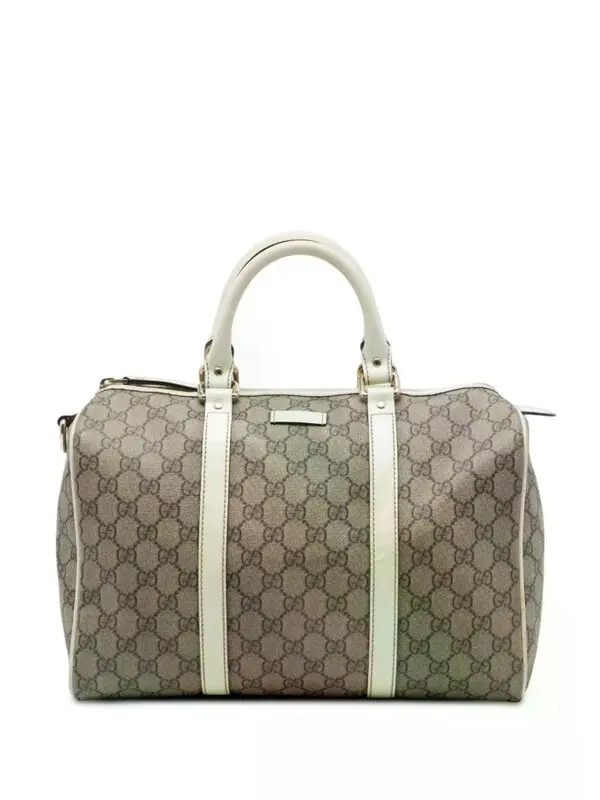 Gucci 2016-2026 Medium Gg Supreme Joy Boston Bag - Neutrals