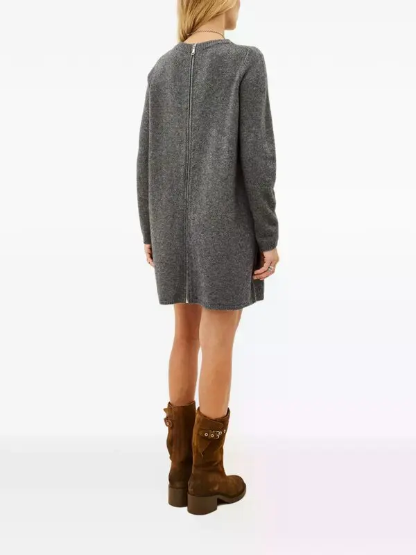 Ba&sh Atess Zip-fastening Knitted Mini Dress