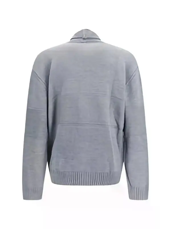 Gcds Logo-embossed Shawl-collar Cardigan