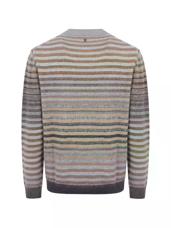 DONDUP Striped Crew-neck Sweater