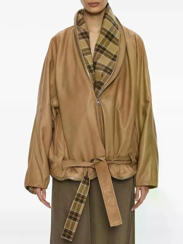 Christopher Esber Mercer Double Leather Jacket