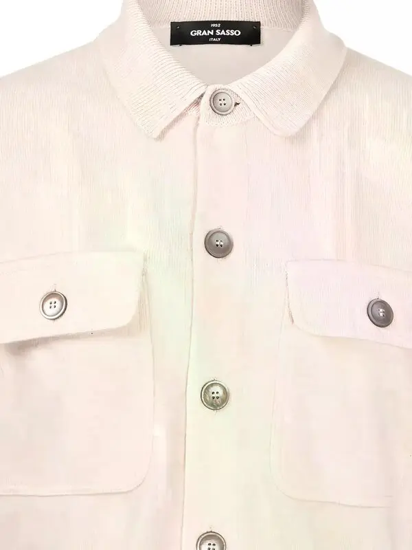 GRAN SASSO Polo Collar Knit Cardigan