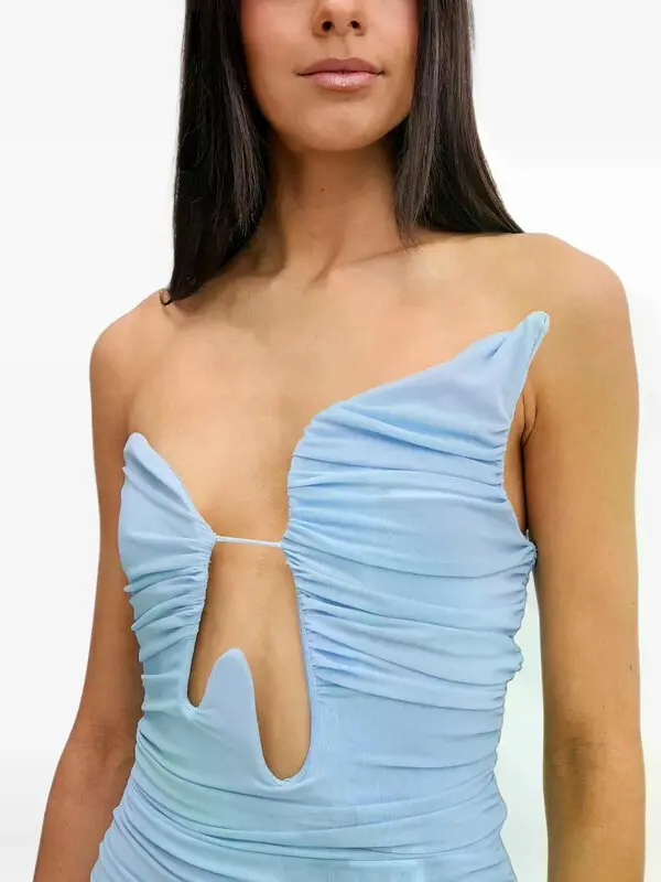 Bardot Julane Ruched Cut-out Midi Dress