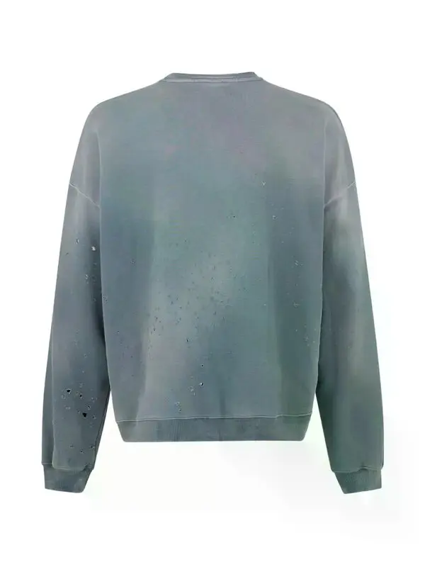 John Richmond Distressed Studded Sweatshirt