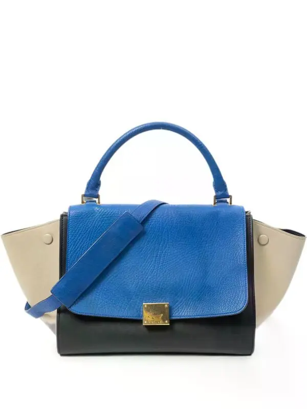 Celine Trapeze Shoulder Bag - Blue