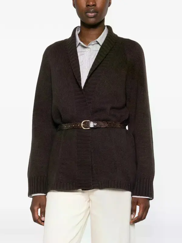 FTC Shawl-collar Raglan-sleeve Cardigan