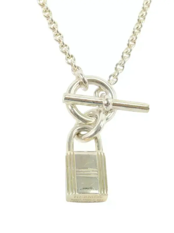 Hermès Padlock Pendant Necklace
