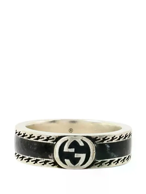 Gucci Interlocking G Ring - Silver