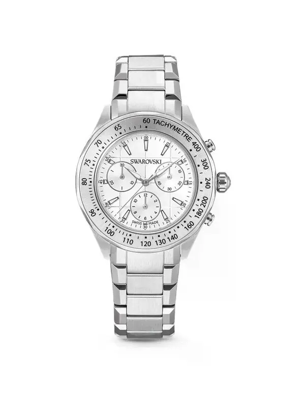 SWAROVSKI Dextera Chronograph Tachymeter 39mm Watch - White