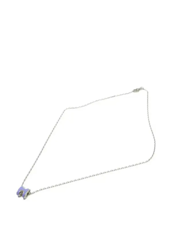 Hermès Mini Pop H Enamel Necklace