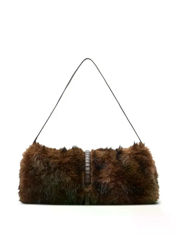 Casadei Sub Zero Faux-fur Shoulder Bag