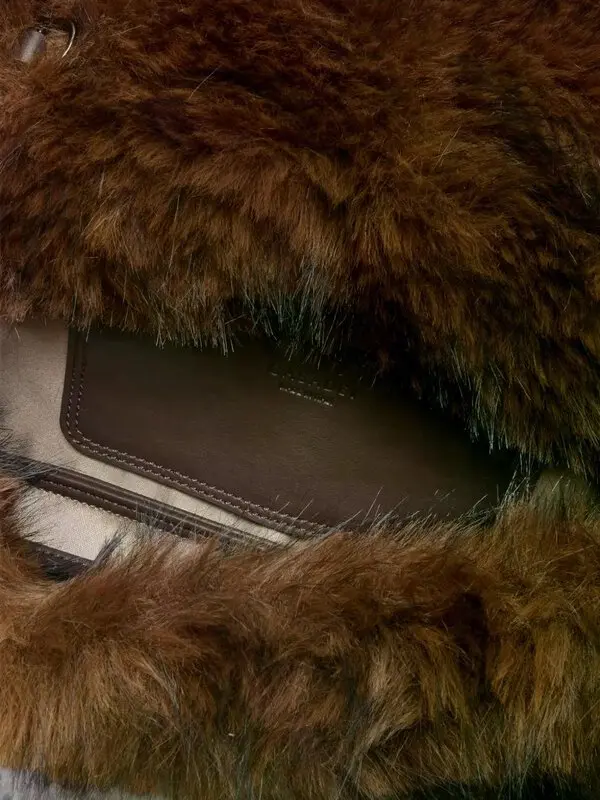 Casadei Sub Zero Faux-fur Shoulder Bag