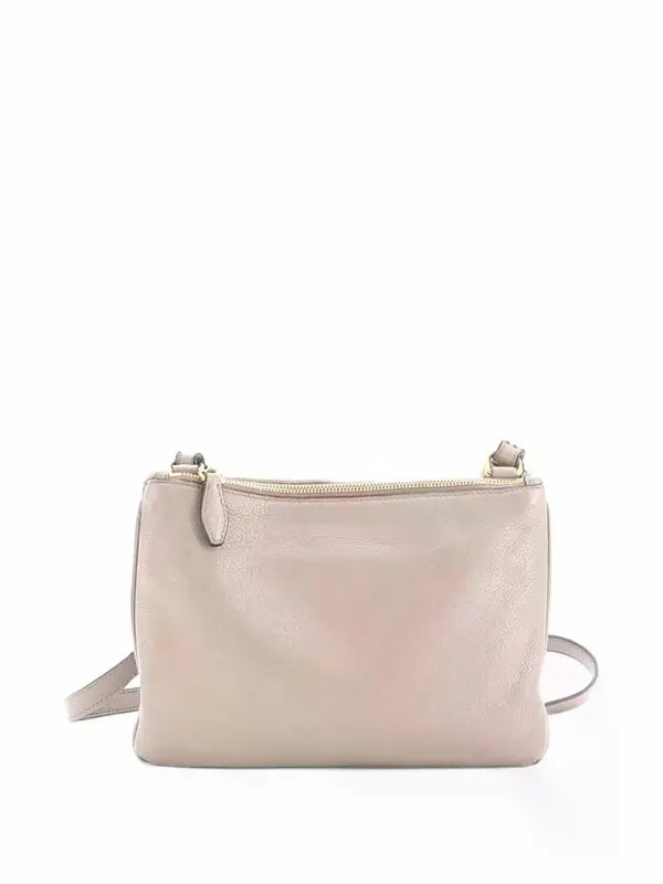 Prada Double Zip Vitello Daino Small Crossbody Bag