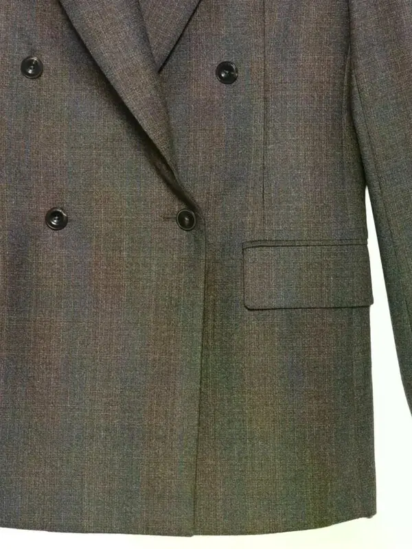 JACOB COHЁN Double-breasted Check-pattern Blazer