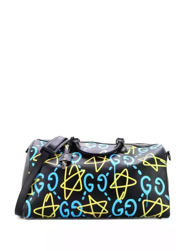 Gucci Convertible Duffle Bag Guccighost Leather Satchel