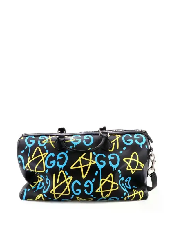 Gucci Convertible Duffle Bag Guccighost Leather Satchel
