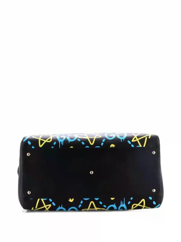 Gucci Convertible Duffle Bag Guccighost Leather Satchel