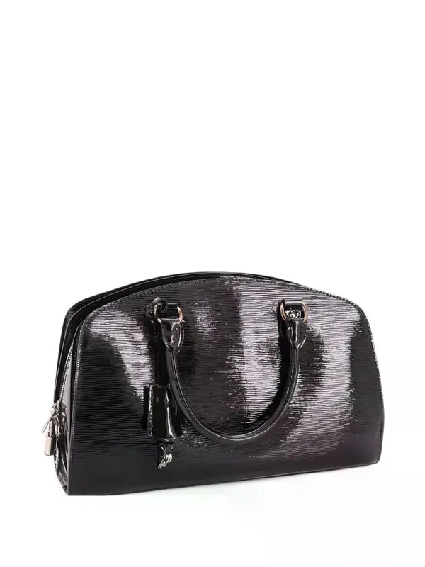 LOUIS VUITTON Pont Neuf Nm Handbag Electric Epi Leather Pm Satchel - Black