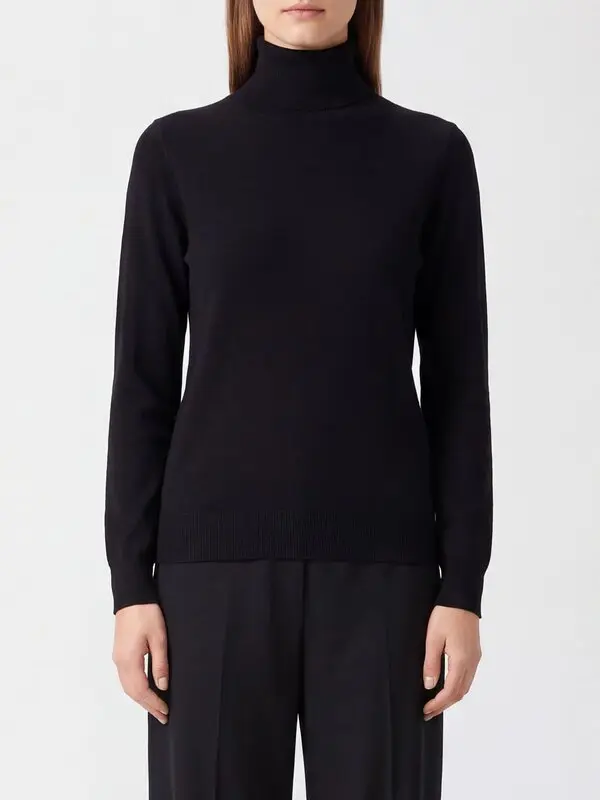 Max Mara Wool And Cashmere Blend Turtleneck Sweater - Black
