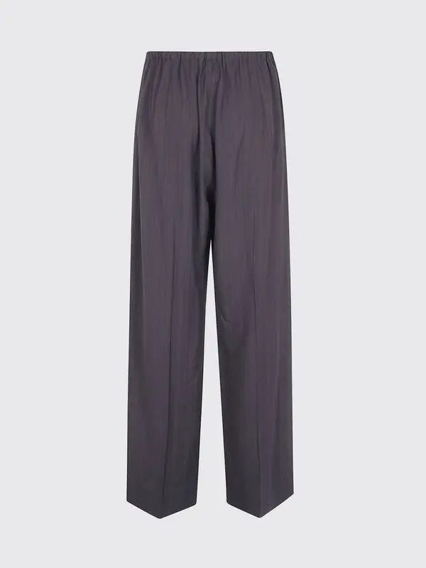 Dries Van Noten Chevron-print Wide-leg Trousers In Cotton Canvas