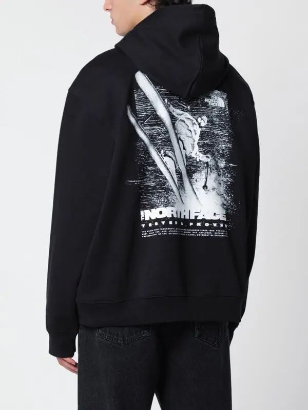 The North Face Relaxed Fit Jersey Hoodie With Graphic Back Print