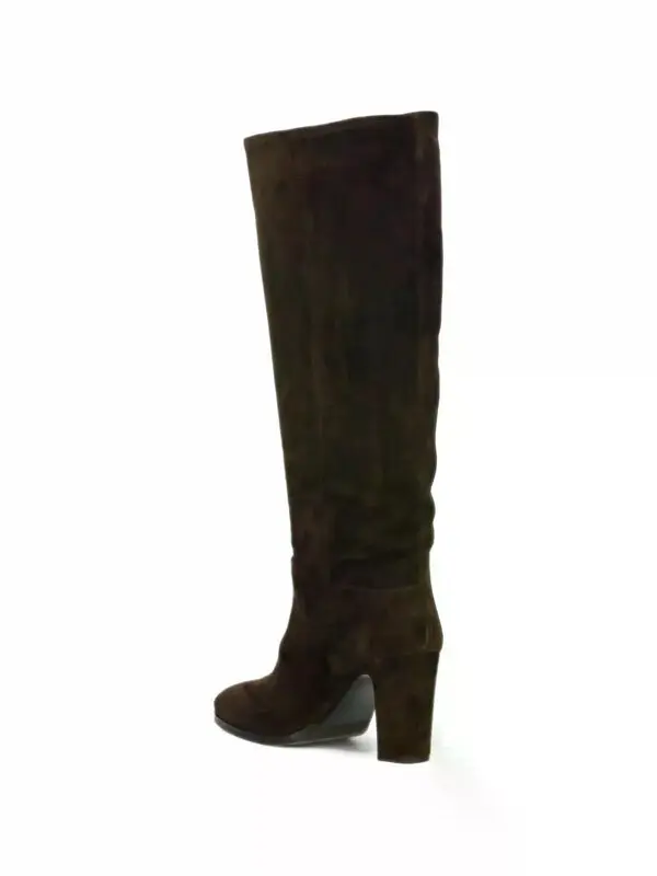 JULIE DEE Suede Knee-high Boots