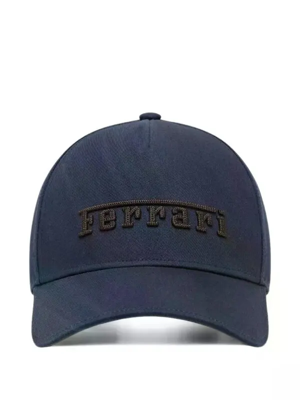 FERRARI Logo-embroidered Baseball Cap