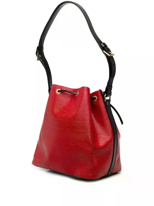 LOUIS VUITTON 1995 Epi Petit Bicolor Noe Bucket Bag