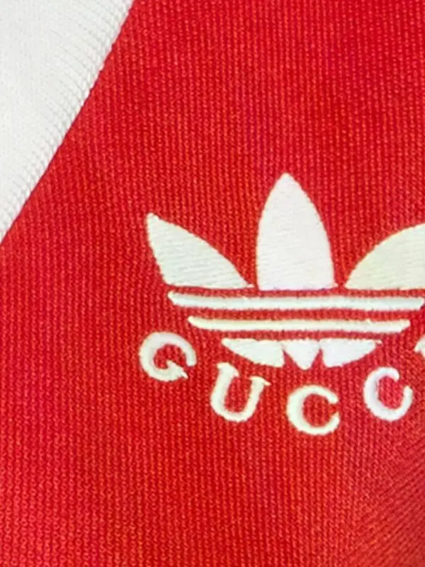 Gucci X Adidas Striped Jersey Maxi Dress