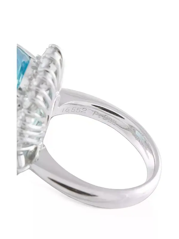 LB EXCLUSIVE Aquamarine Diamond Ring