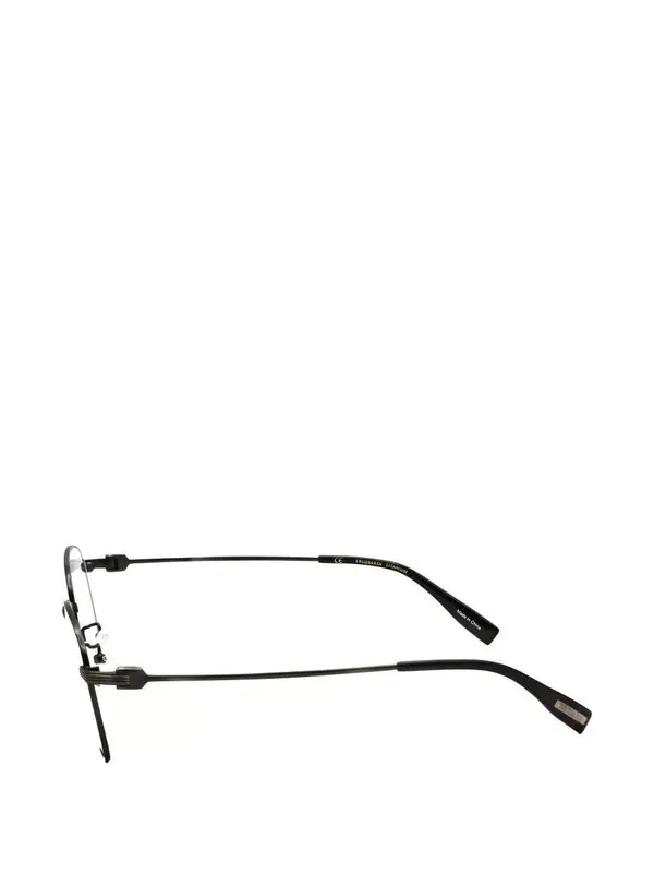 TRUSSARDI Matte Round-frame Glasses