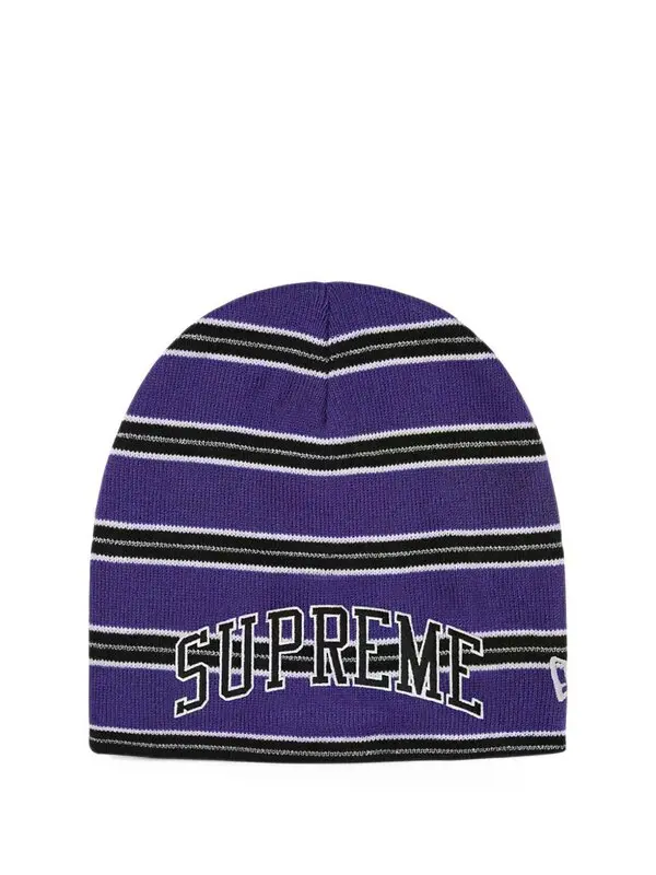 Supreme New Era Stripe Beanie Hat