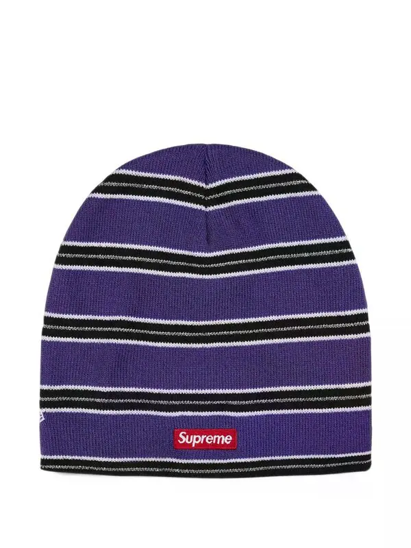 Supreme New Era Stripe Beanie Hat