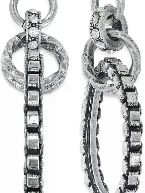 KONPLOTT Rings & Rhythm Interlocking Ring Drop Earrings