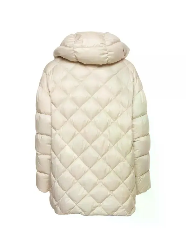 Max Mara Zip-up Quilted Down Jacket