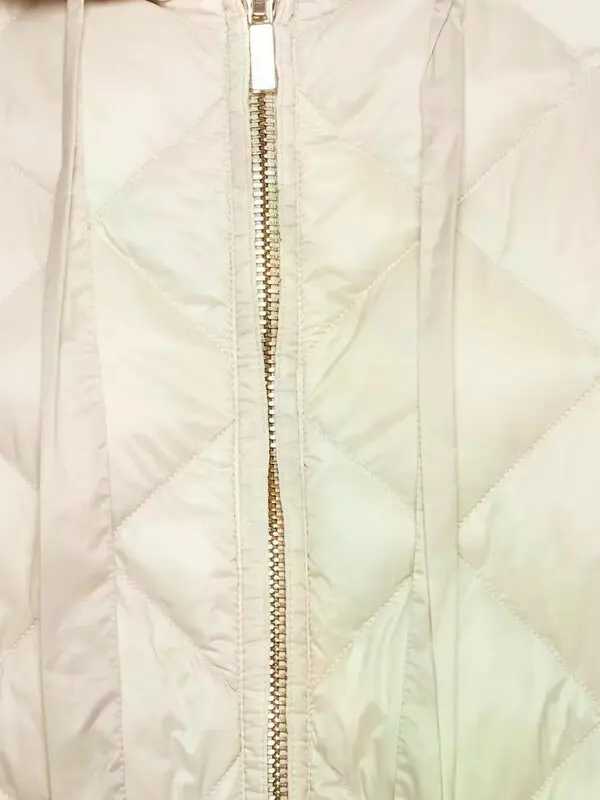 Max Mara Zip-up Quilted Down Jacket