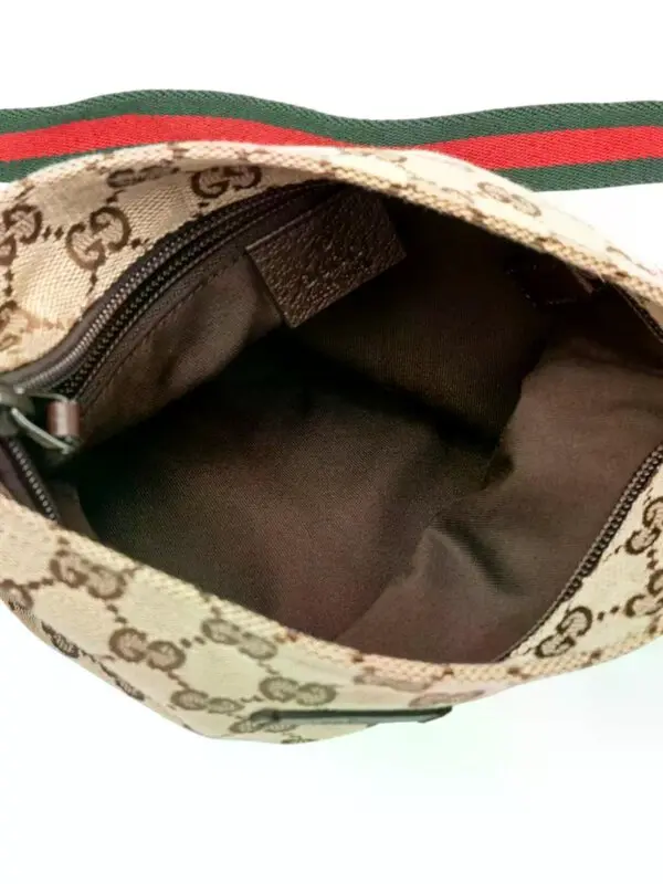 Gucci 2000-2015 Gg Canvas Web Crossbody Bag