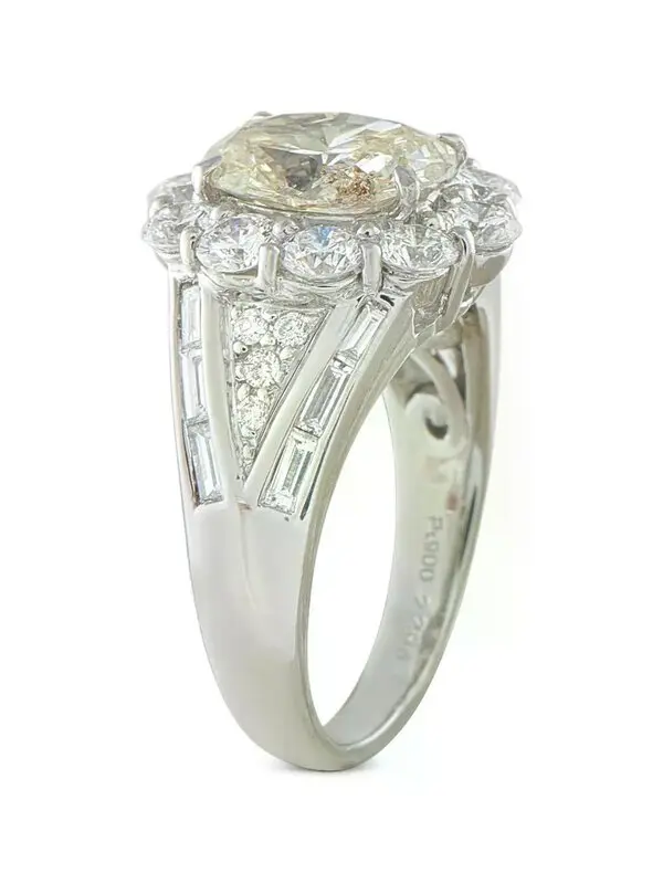 LB EXCLUSIVE Diamond Halo Ring - Silver