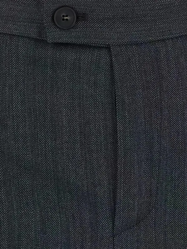 MERCI Herringbone-pattern Trousers